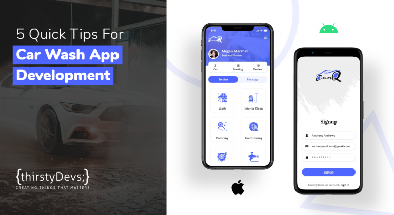5 Quick Tips For Car Wash App Development